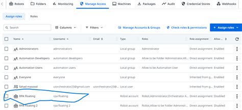 how to create a floating robot in uipath orchestrator in 2022 version
