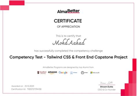 Mohd Aahad On Linkedin Almabetter Certification Almabetter Learningwithalmabetter