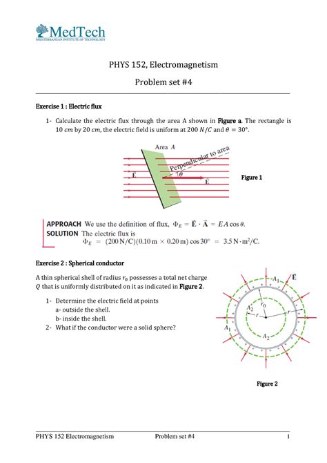 PHYS Chapter Problems Set Solution PHYS Electromagnetism Problem Set Studocu