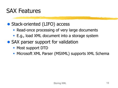 Ppt Storing Xml Powerpoint Presentation Free Download Id362350