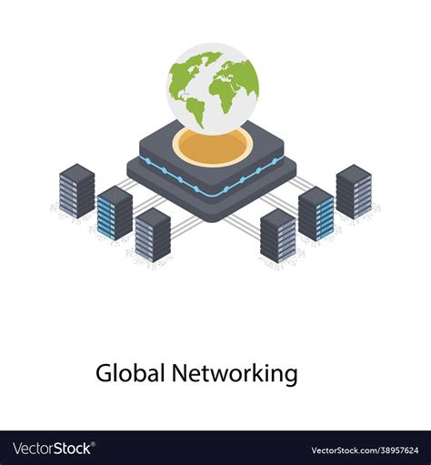 Global Networking Royalty Free Vector Image Vectorstock