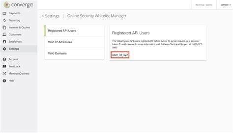 elavon converge payment provider settings administrate
