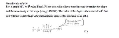 Solved Graphical Analysis Plot A Graph Of V Vs I Using Chegg Com