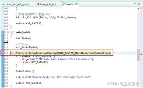 【正点原子fpga连载】第九章定时器中断实验 摘自【正点原子】dfzu2eg4ev Mpsoc之嵌入式vitis开发指南fpga定时器 Csdn博客