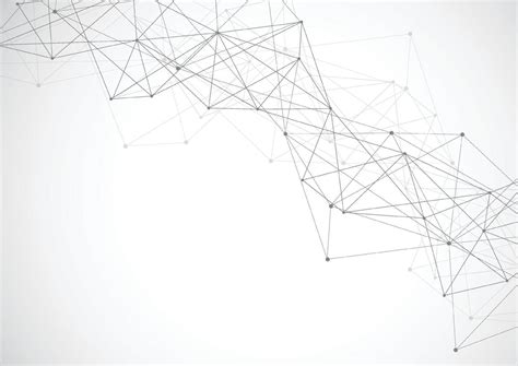 Abstract Connecting Dots And Lines Connection Science Background