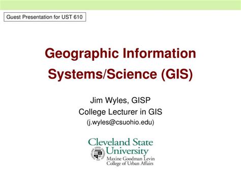 Ppt Geographic Information Systemsscience Gis Powerpoint
