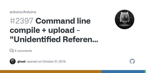 Command Line Compile Upload Unidentified Reference To Setuploop · Issue 2397 · Arduino