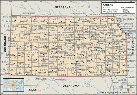 Map Of Kansas And Bordering States At Dean Metoyer Blog