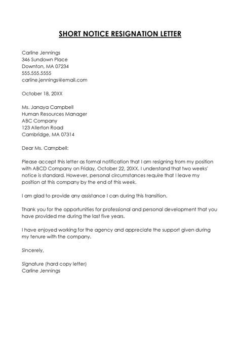 100s Of Free Resignation Letter Templates Editable