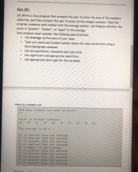 solved part 2 a write a java program that prompts the