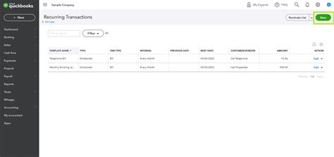 how to create and email recurring invoices in quickbooks online