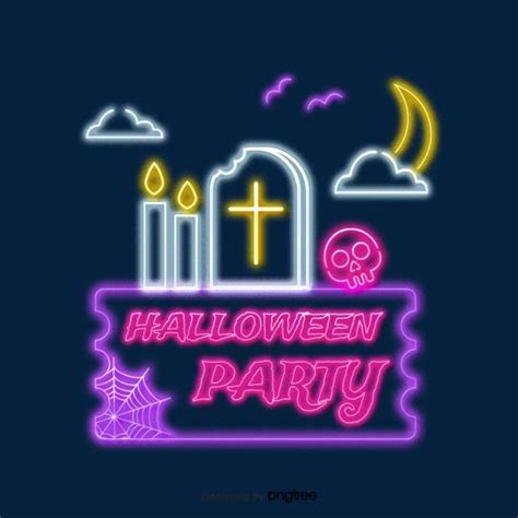 네온 튜브 할로윈 일러스트 묘지 그림 할로윈 램프 튜브 네온 Png 일러스트 및 Psd 이미지 무료 다운로드 Pngtree 묘지 네온 할로윈