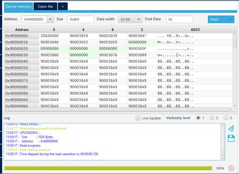 Data Mismatch Found At Address 0x90003aae Byte Stmicroelectronics Community