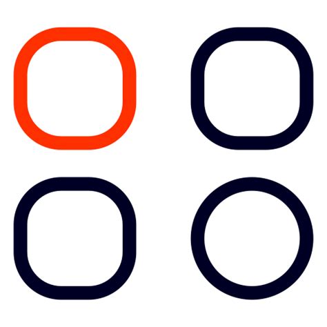 Menu Bar Generic Color Outline Icon