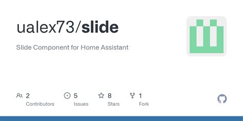 GitHub Ualex Slide Slide Component For Home Assistant