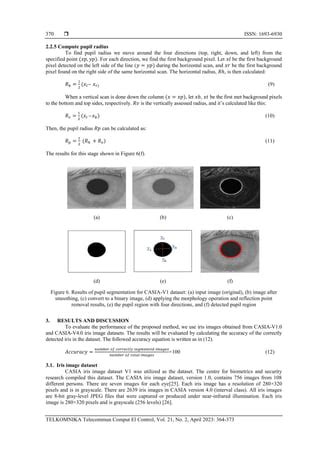 Enhance Iris Segmentation Method For Person Recognition Based On Image Processing Techniques Pdf