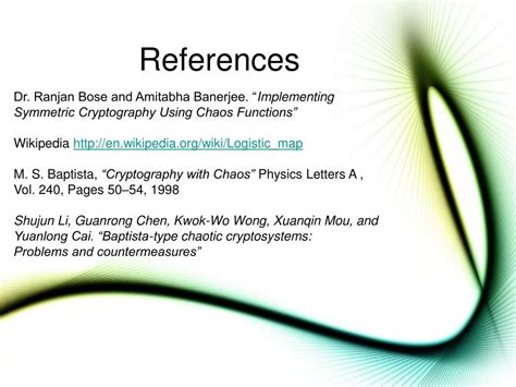 Ppt Chaos In Cryptography Powerpoint Presentation Free Download Id