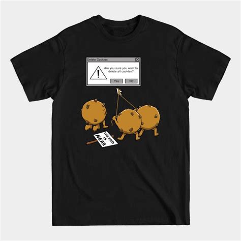 Funny Computer Nerd Geek Cookies Pun Wordplay Nerd T Shirt Sold By