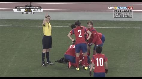 축구부상 여자축구 이민아 아찔한 무릎부상 Youtube