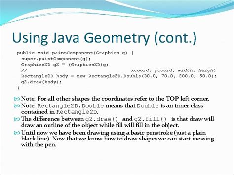 Java Drawing In D Animations With Timer
