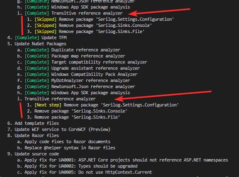 upgrading a project from 5 to 7 source warning and strange step order · issue 1362