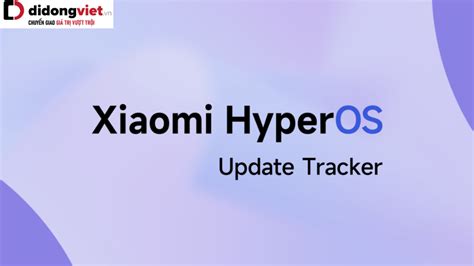 thiết bị Xiaomi chính thức được cập nhật HyperOS