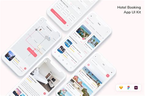 hotel booking app ui kit graphic by betush · creative fabrica