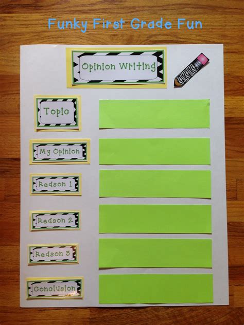 Opinion Writing 1st Grade