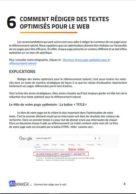 Rédigez des contenus pertinents pour votre site web