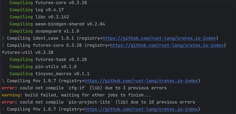cli stuck compiling fnv · issue 982 · dioxuslabs dioxus · github
