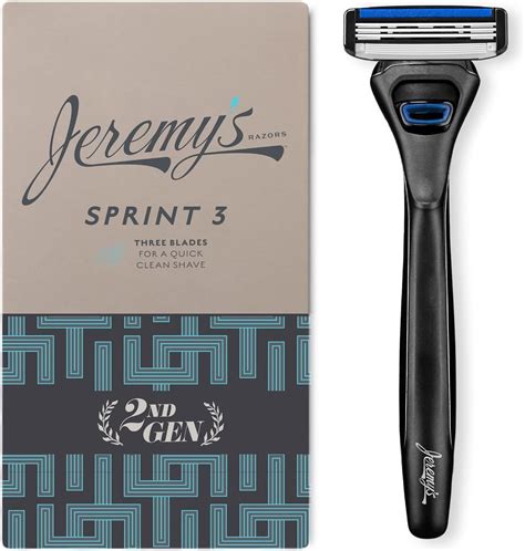 Jeremys Razors For Men Sprint 3 Blade Razor Stainless