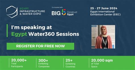 Toka Mahmoud On Linkedin Egyptinfrastructureandwaterexpo