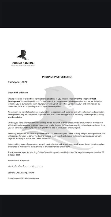 Ritik Shivhare On Linkedin Newbeginnings Internshipjourney