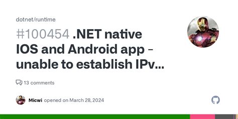 Net Native Ios And Android App Unable To Establish Ipv Tcp Connection Issue