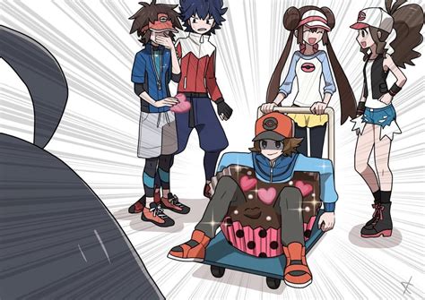 Rosa Hilda Hilbert Nate Cheren And 1 More Pokemon And 2 More