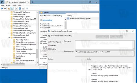 Hide Windows Security Tray Icon In Windows 10