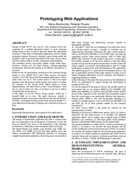 Pdf Prototyping Web Applications