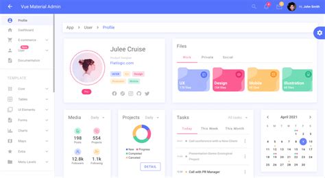 Vue Material Laravel Template Is Released Flatlogic Blog