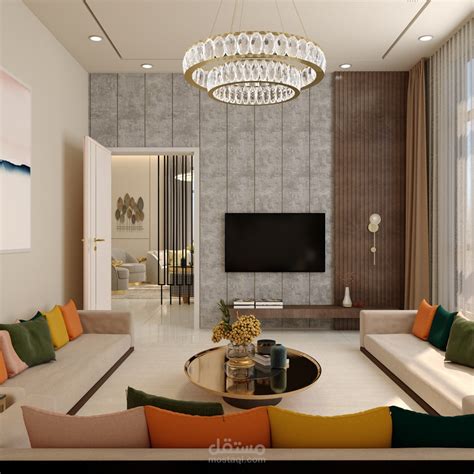 تصميم غرفة معيشة عائلية مستقل