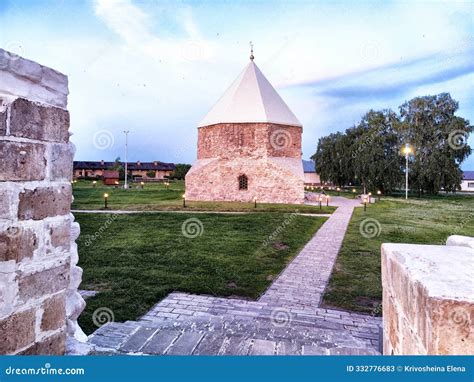 Ancient Buildings In The Capital Of The Great Bulgarians In Volga