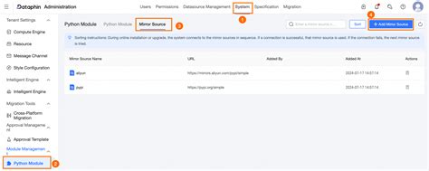 Add Traffic Mirror Source Dataphin Alibaba Cloud Documentation Center