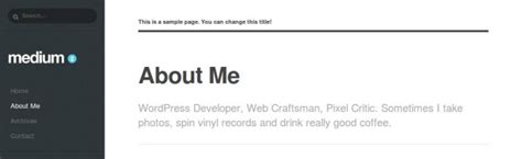Simple Css Layout With Header On The Left Theme Foundation