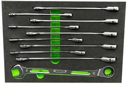 VIM Tools SAR VIM Tools Slim Offset Ratcheting Wrench Sets Summit Racing