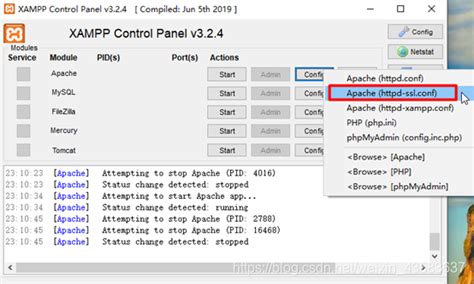 xampp下apache、mysql等服务端口的配置 xamp 8011端口 csdn博客