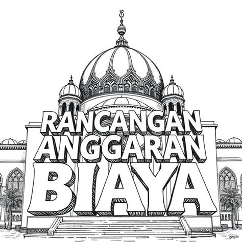 Cara Membuat Rab Kubah Masjid Dan Contoh File Excelnya Qoobah