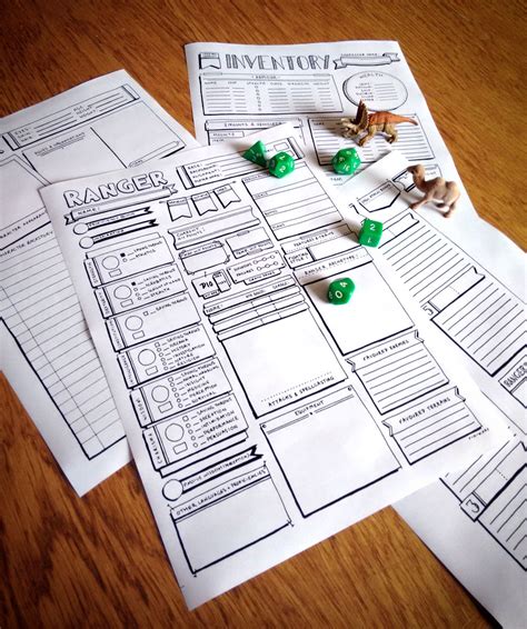 Pathfinder Character Sheet Ranger