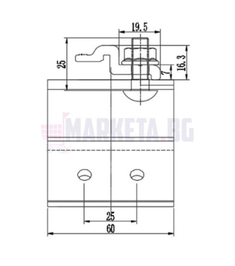 Маркета бг Скоба за трапецовиден метален покрив Профили за соларни панели и Алуминиеви профили