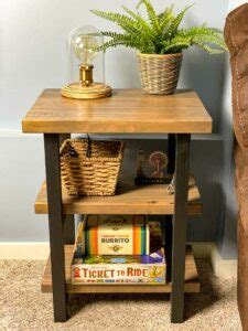 Rustic End Table Plans