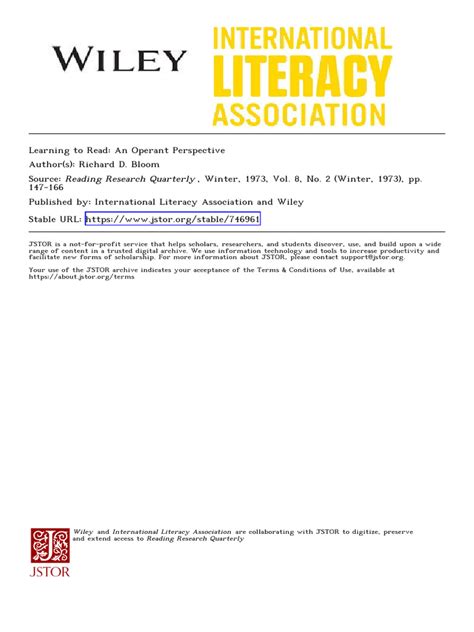 Operant Conditioning Learning To Read Pdf