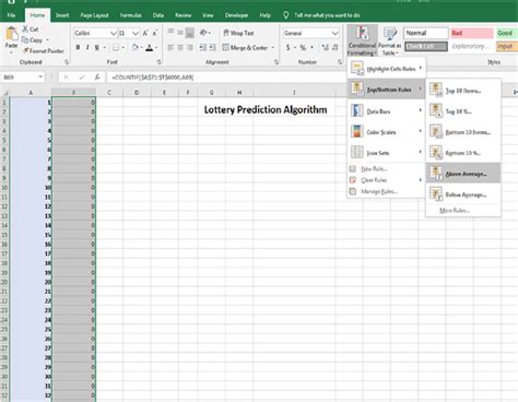 Lottery Prediction Algorithm Excel The Full Guide For Creating A